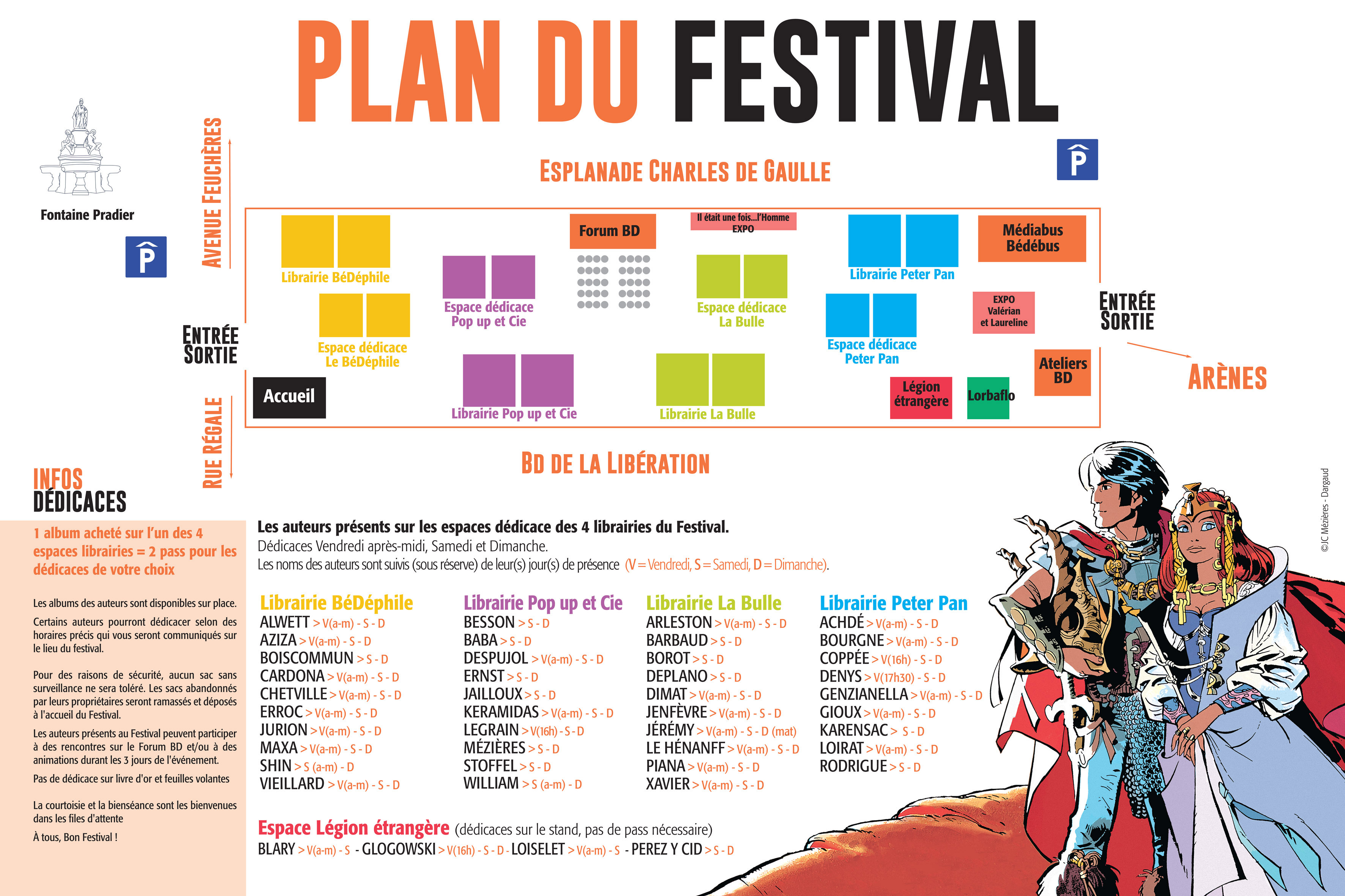 PLAN DU FESTIVAL | Festival BD Nîmes